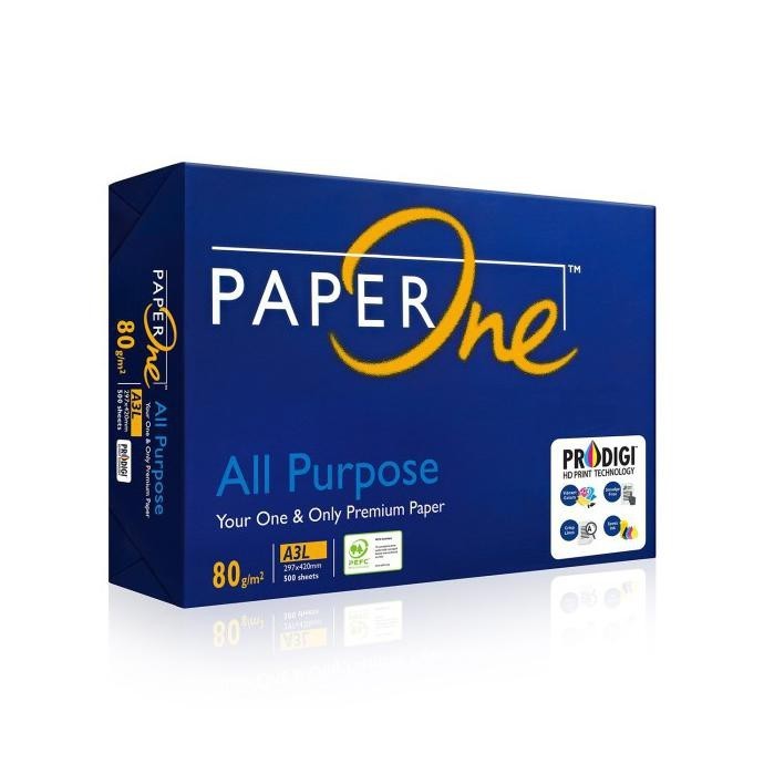 Hvs A3 Paper 80gram Paperone (1 RIM) | Shopee Singapore