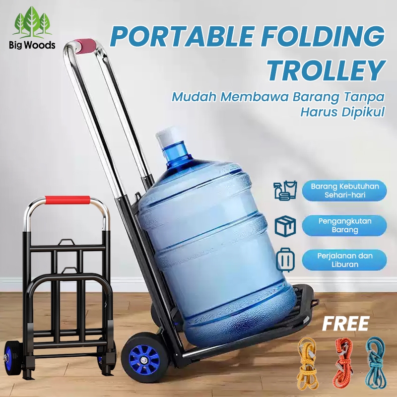 Folding Trolley 100 kg / 120 kg / 180 kg Multipurpose Folding Trolley ...