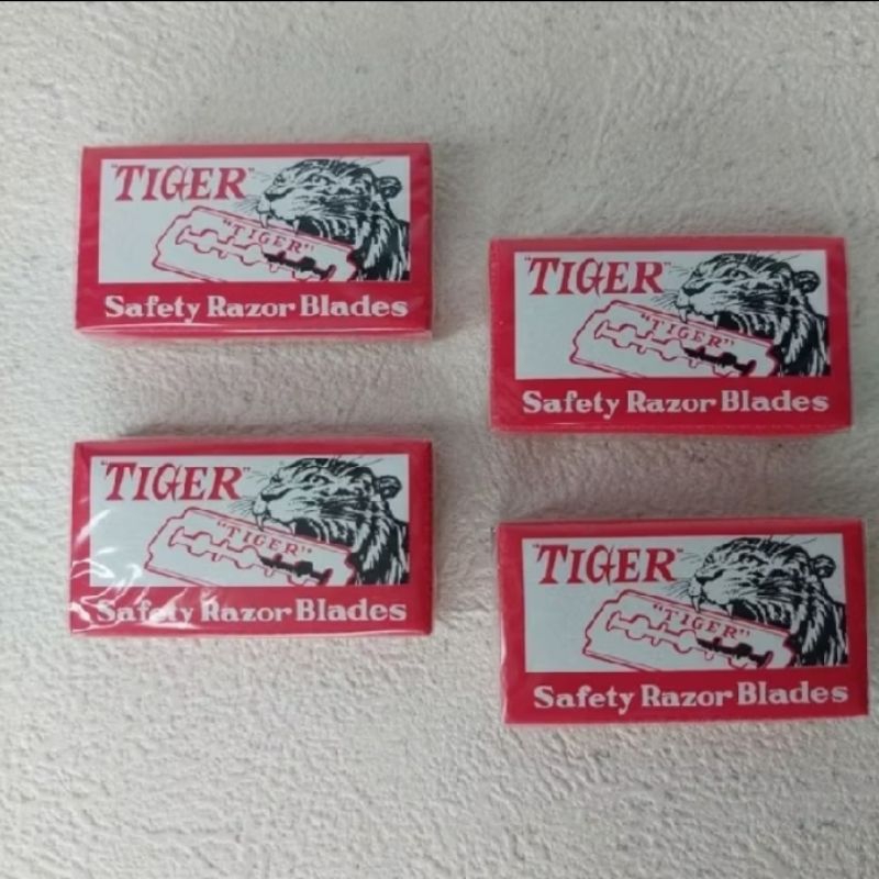Original TIGER razors (small per pack contains 10 razors) | Shopee ...