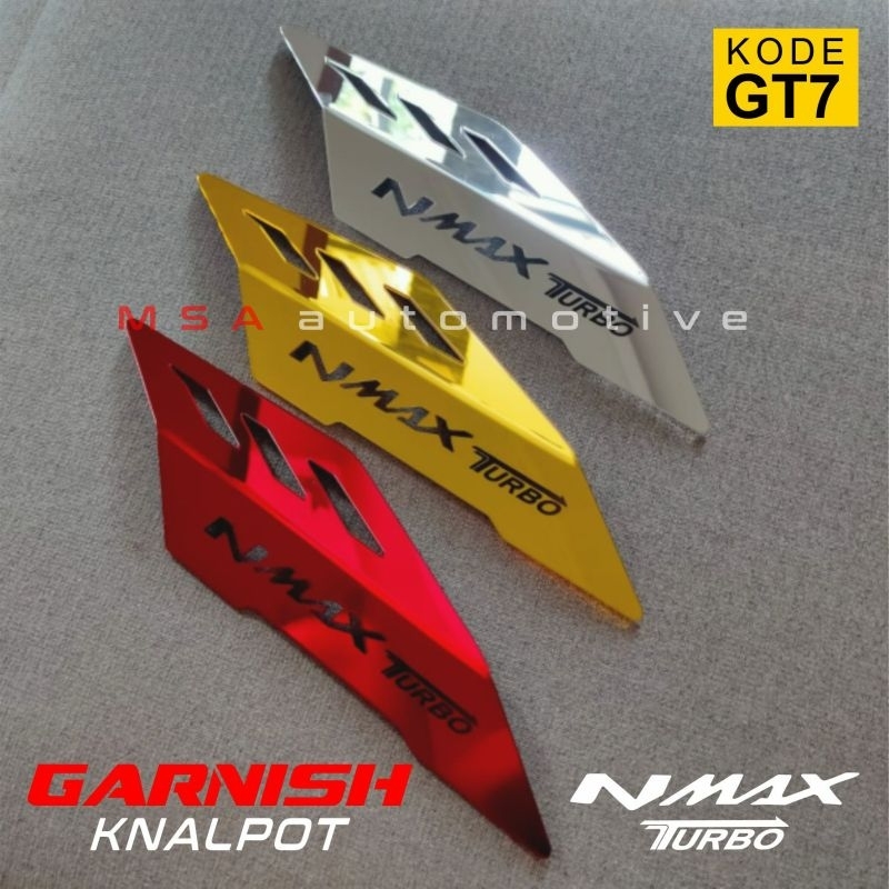 GARNISH COVER EXHAUST NMAX NEO - NMAX NEO S - NMAX TURBO - NMAX TURBO ...