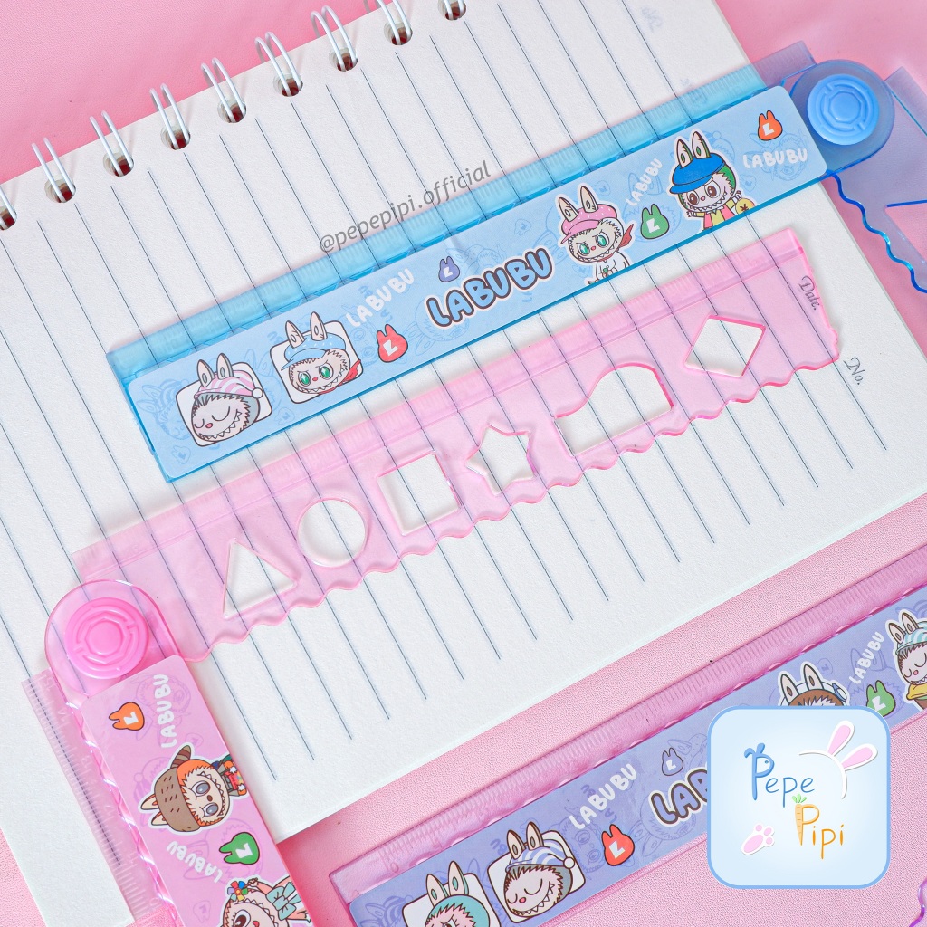 30 cm Folding Ruler Labubu PGG-1622 Ruler Plastic Ruler | Shopee Singapore