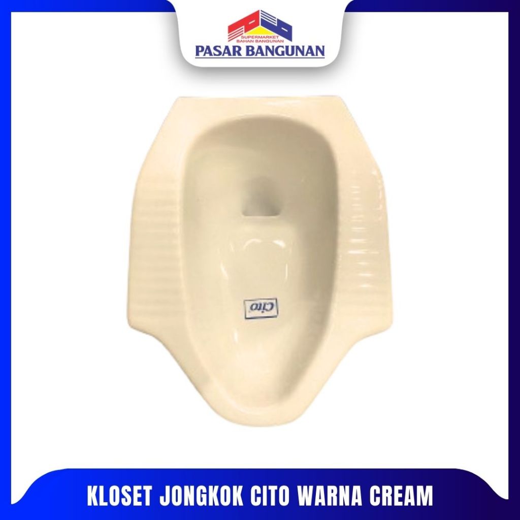 Cito Squat Toilet Color Ivory Toilet Squad | Shopee Singapore
