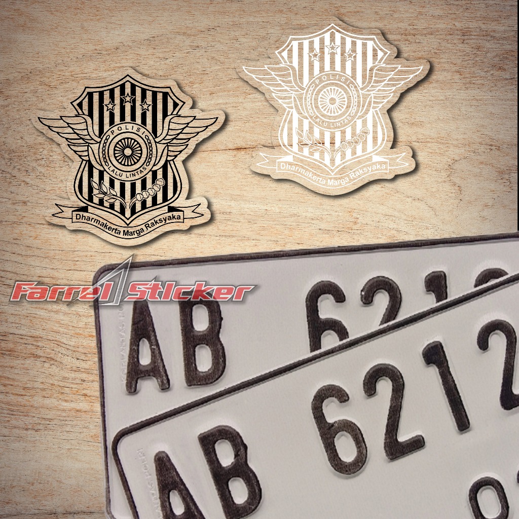 Traffic Corps Logo Sticker Police Logo Sticker Car Motorcycle Number ...