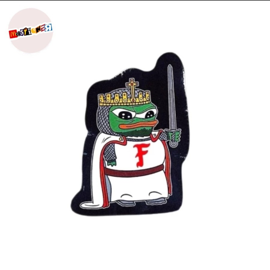 Sticker Forward Observations Group pepe crusader graphic diecut FOG ...