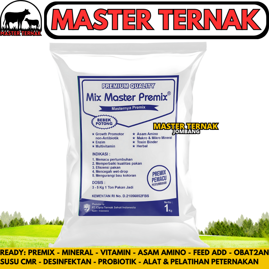 Mix MASTER Premix DUCK CUT 1 KG - Premix Feed Supplement Promotes ...