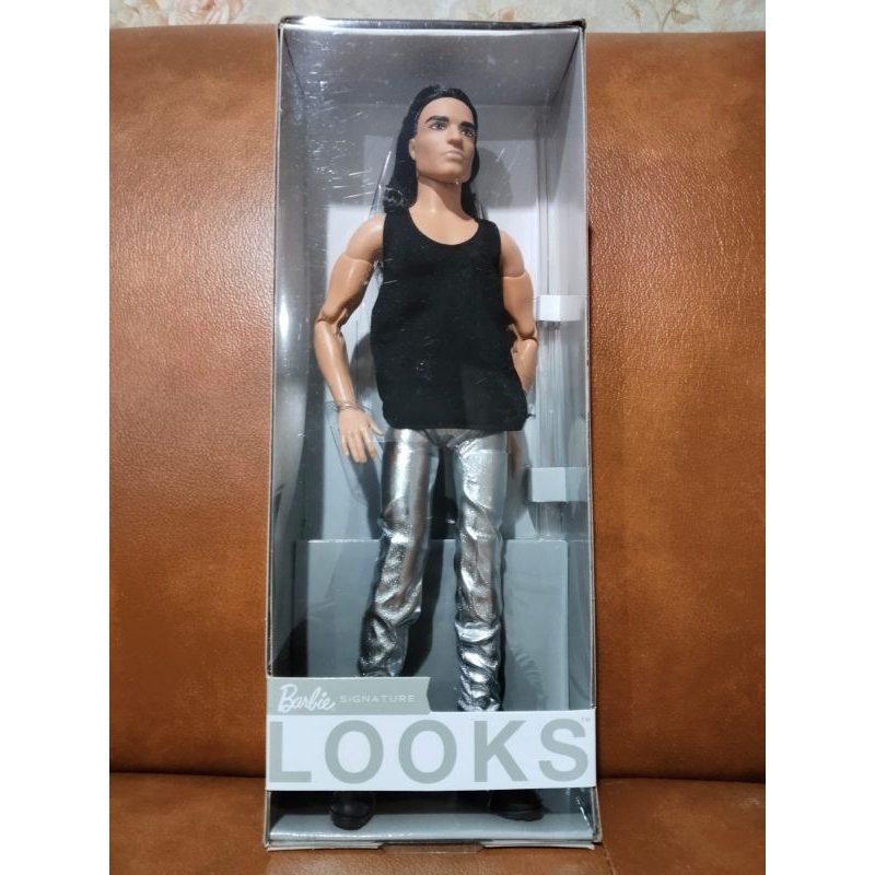 Barbie signature looks 9 Ken doll long Brunette hair | Shopee Singapore