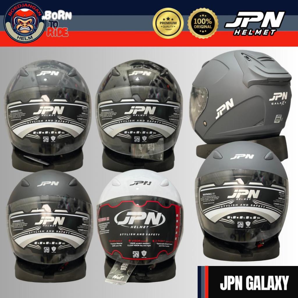 ORIGINAL SNI ADULT JPN GALAXY STANDARD HALF FACE MOTORCYCLE HELMET ...