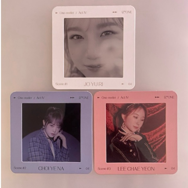 Iz*one JO YURI CHOI YENA LEE CHAEYEON PHOTO ID FILM ALBUM ONE REELER ...