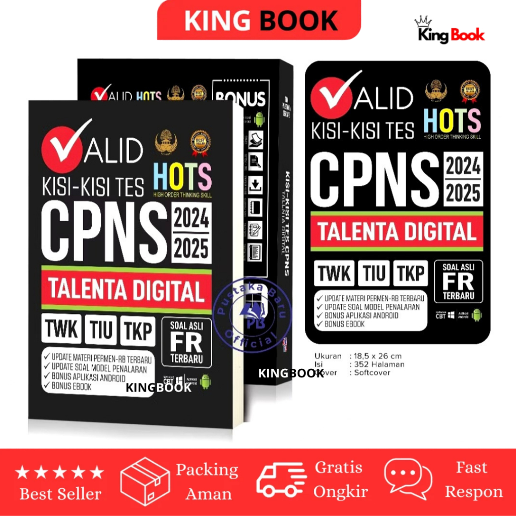 2024 2025 CPNS Test Book / Valid for the 2024-2025 Digital Talent CPNS ...