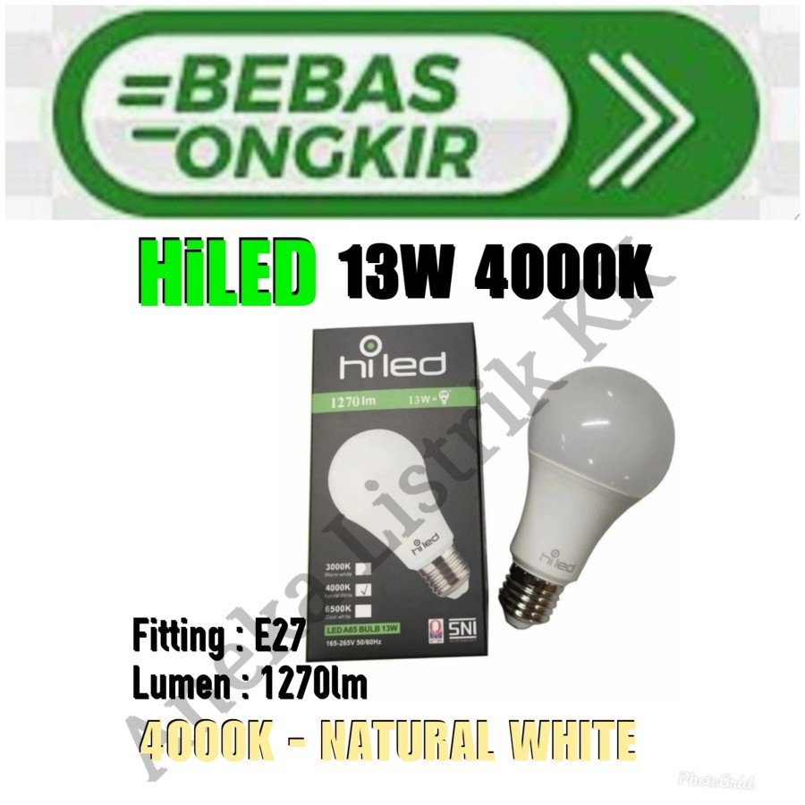 HILED LED LAMP 13W 4000K natural WHITE BULB 13 W Watt 40K 12W NOT ...