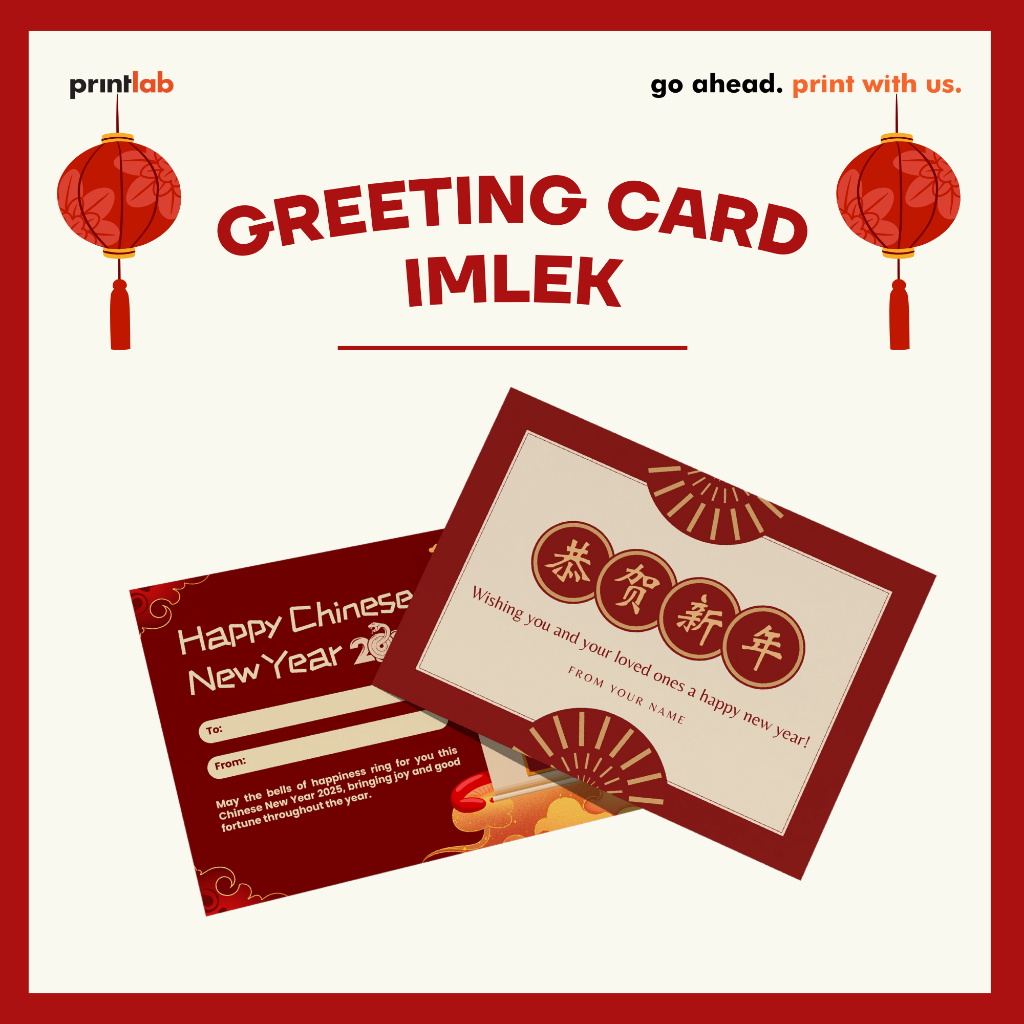 Chinese New Year Greeting Card - Chinese New Year 2025 Greeting Card ...