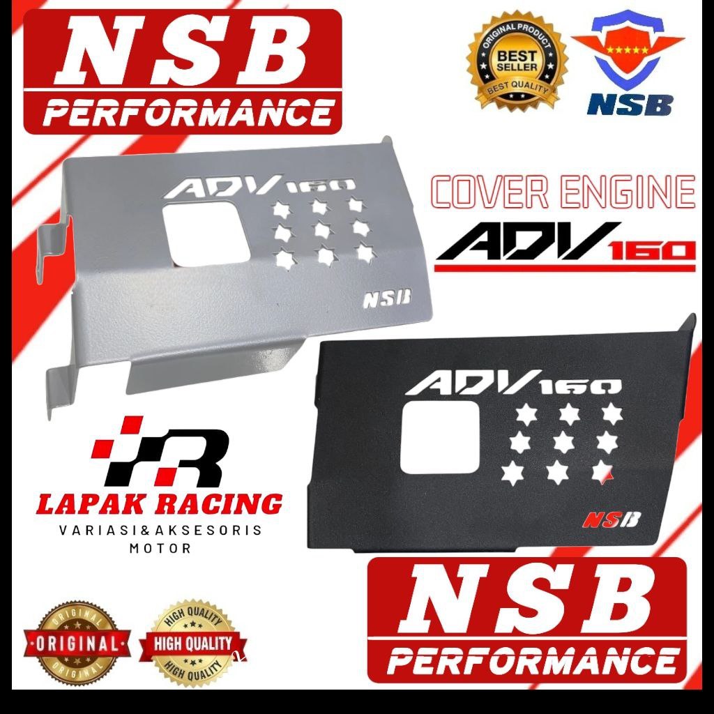 MESIN Adv 160 NSB ENGINE COVER ENGINE COVER FULL IRON ENGINE PROTECTOR ...