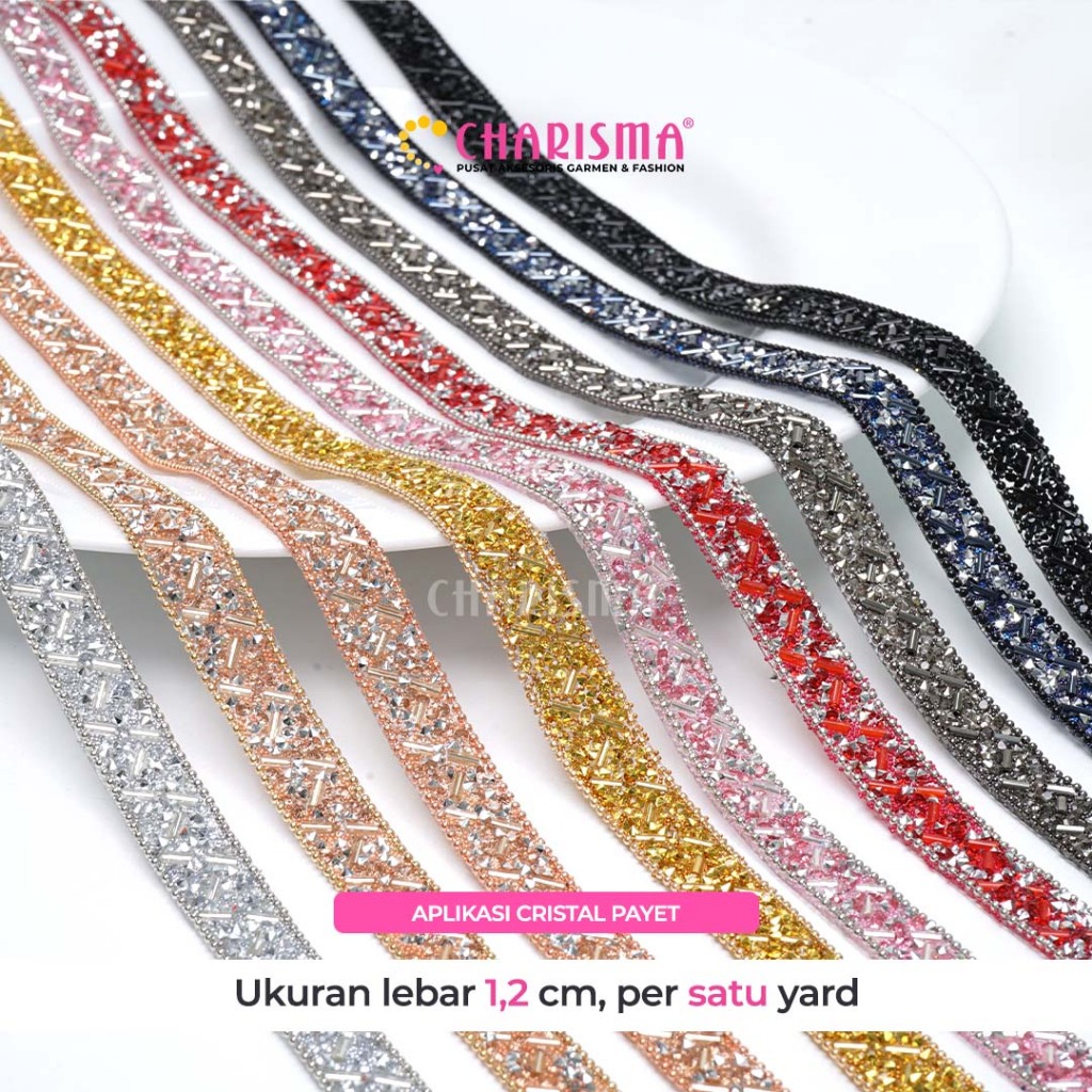 Charisma Crystal Sequin Application - Crystal Accessories / Color ...