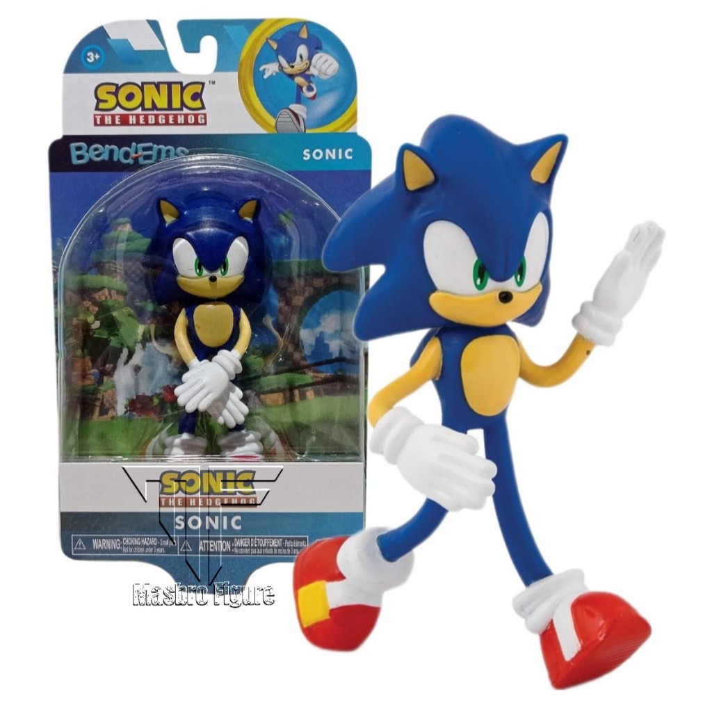 Action Figure Bend-Ems Sonic The Hedgehog Jakks Pacific | Shopee Singapore