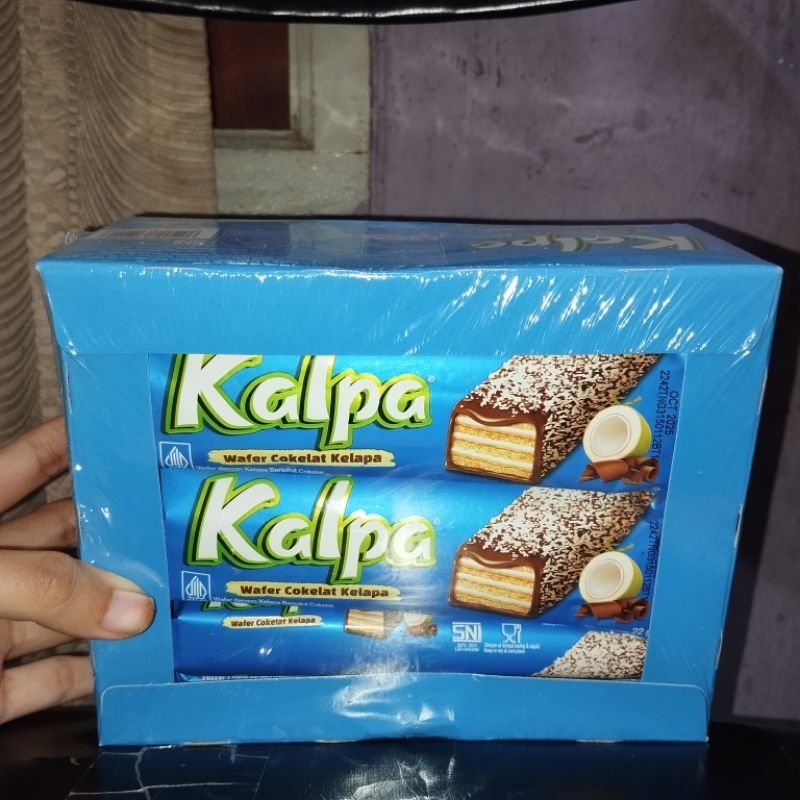 Kalpa WAFER CHOCOLATE HEAD CONTENTS 12 PCS | Shopee Singapore