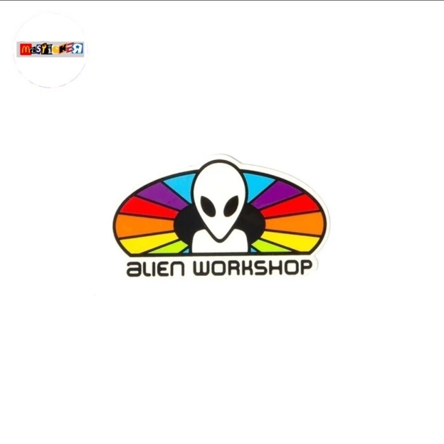 Alien Workshop OG sticker die cut logo streetwear retro Y2K sticker ...