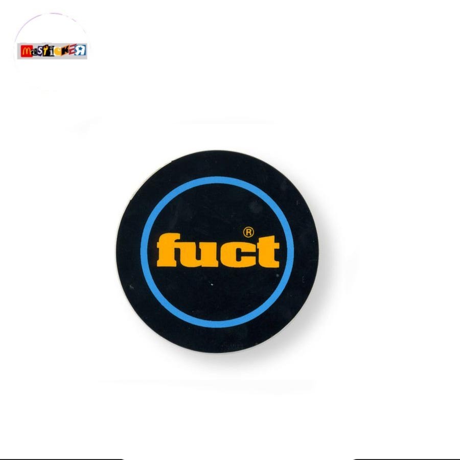 Fuct og logo rounded sticker | Shopee Singapore