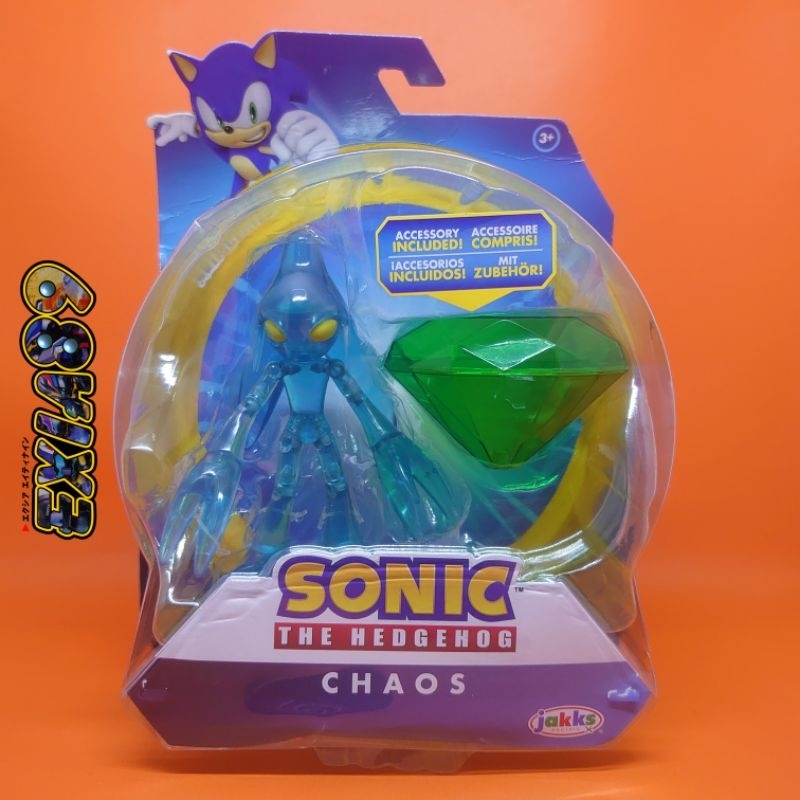 Sonic The Hedgehog 4-Inch Articulated Action Figure - Chaos With Master ...