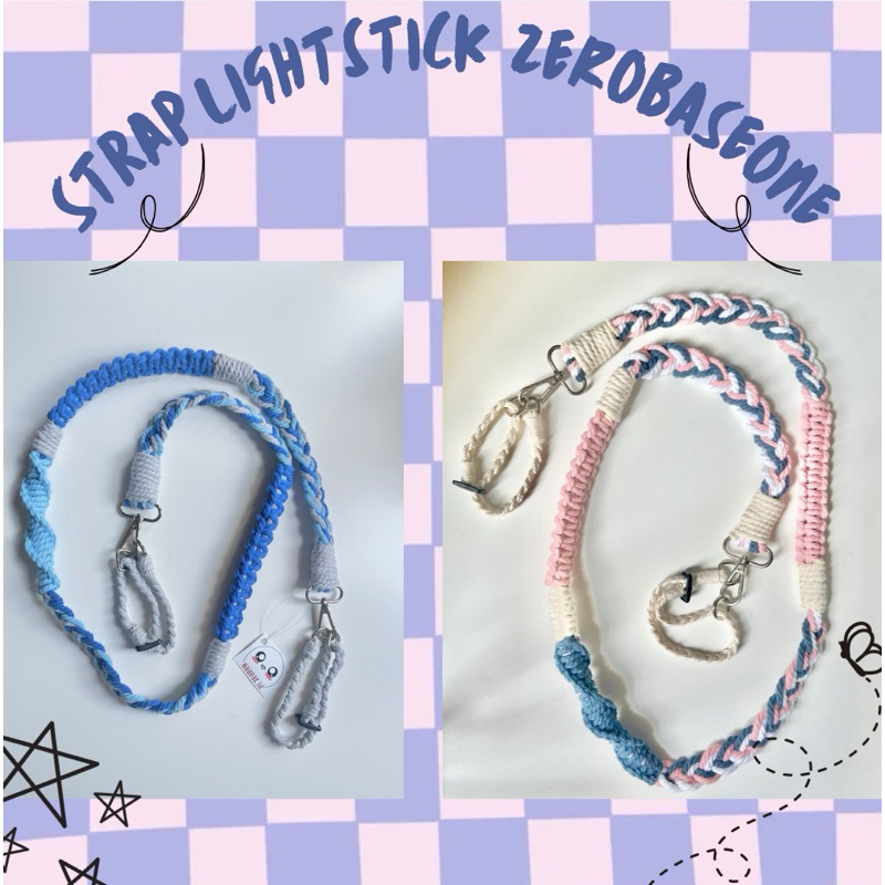 Macrame LIGHTSTICK STRAP Or LIGHTSTICK STRAP (PART 2) For ZEROBASEONE ...