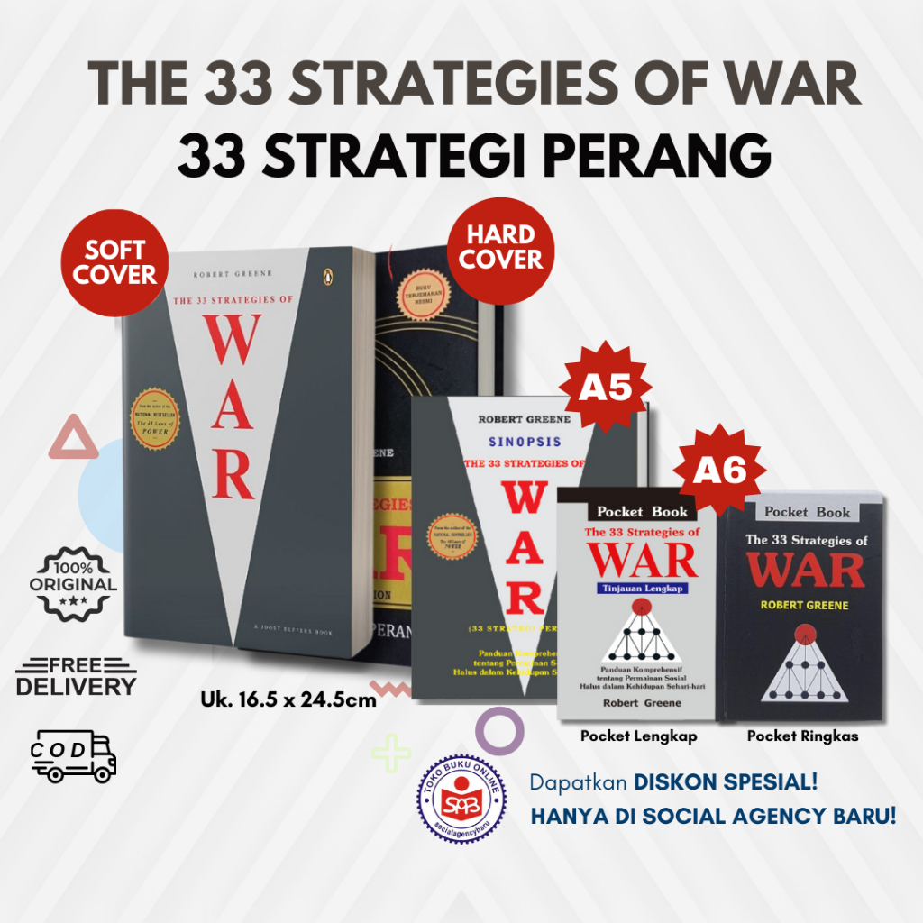 33 War Strategy - Robert Greene | Shopee Singapore