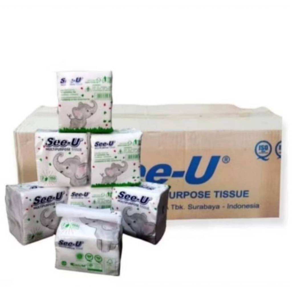 1 Box of Elephant Multipurpose Pop up See-U Tissue Contains 48 Packs ...