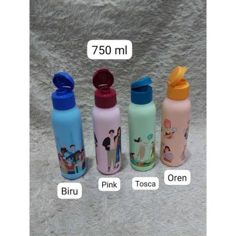 Eco fancy 750 ml Tupperware flip drinking bottles (4pcs) | Shopee Singapore