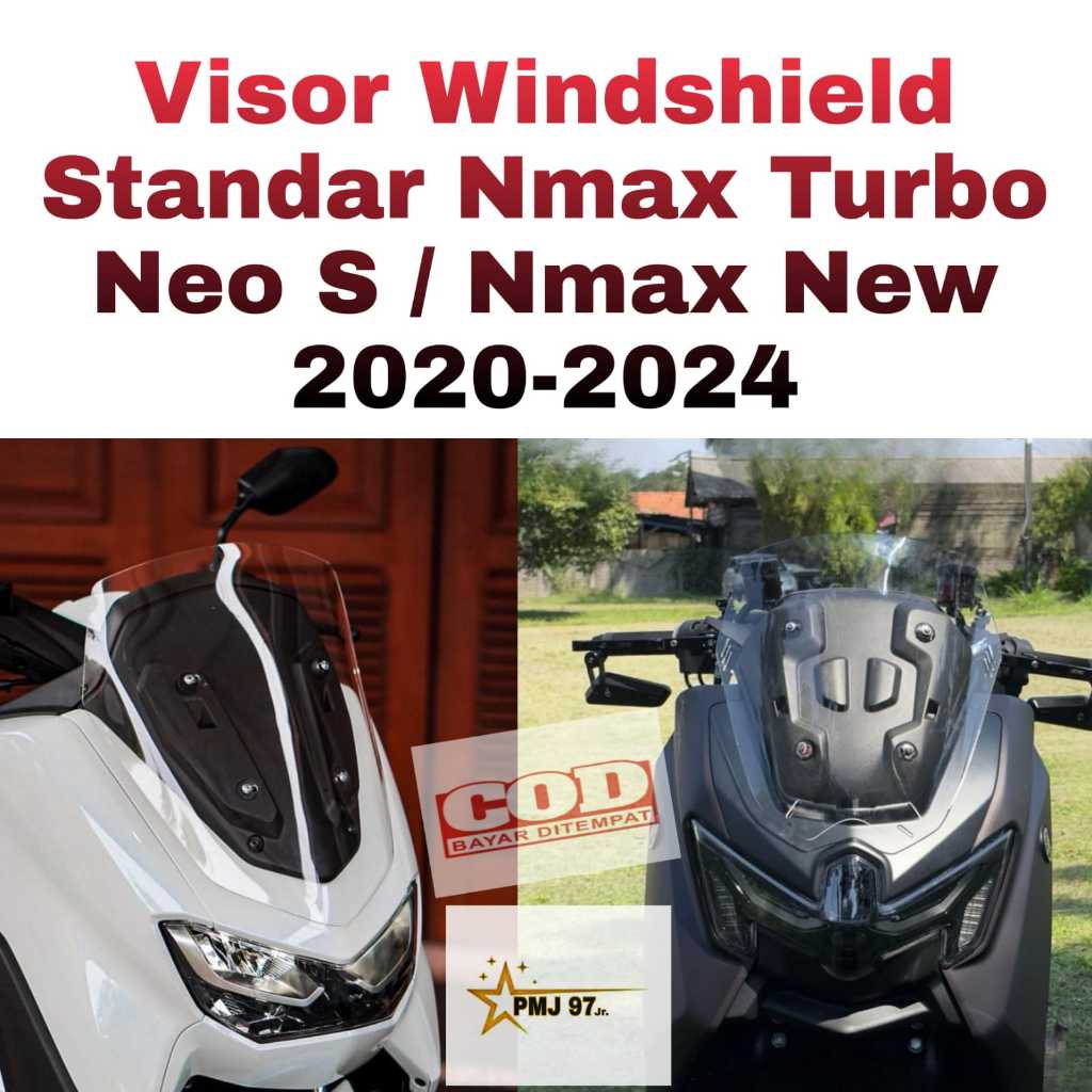 WINDSHIELD NMAX TURBO NEO S NMAX NEW NEW STANDART MODEL 2020/2021/2022 ...