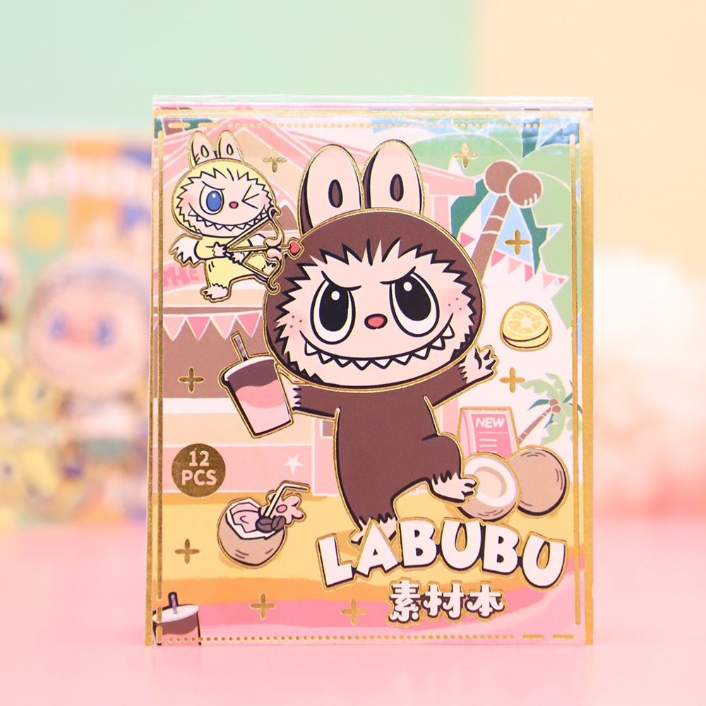 HS -CUTE STICKER BOOK | BOOK STICKER | LABUBU LABUBU LABUBU | CAPYBARA ...
