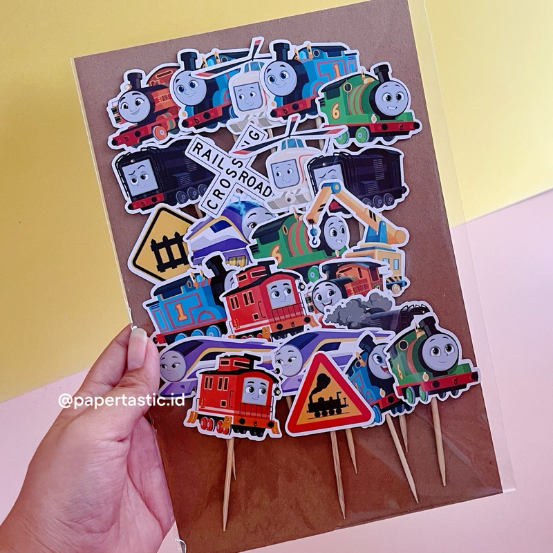 Cupcake Topper Cake Topper Thomas and Friend All Engines Go Character ...