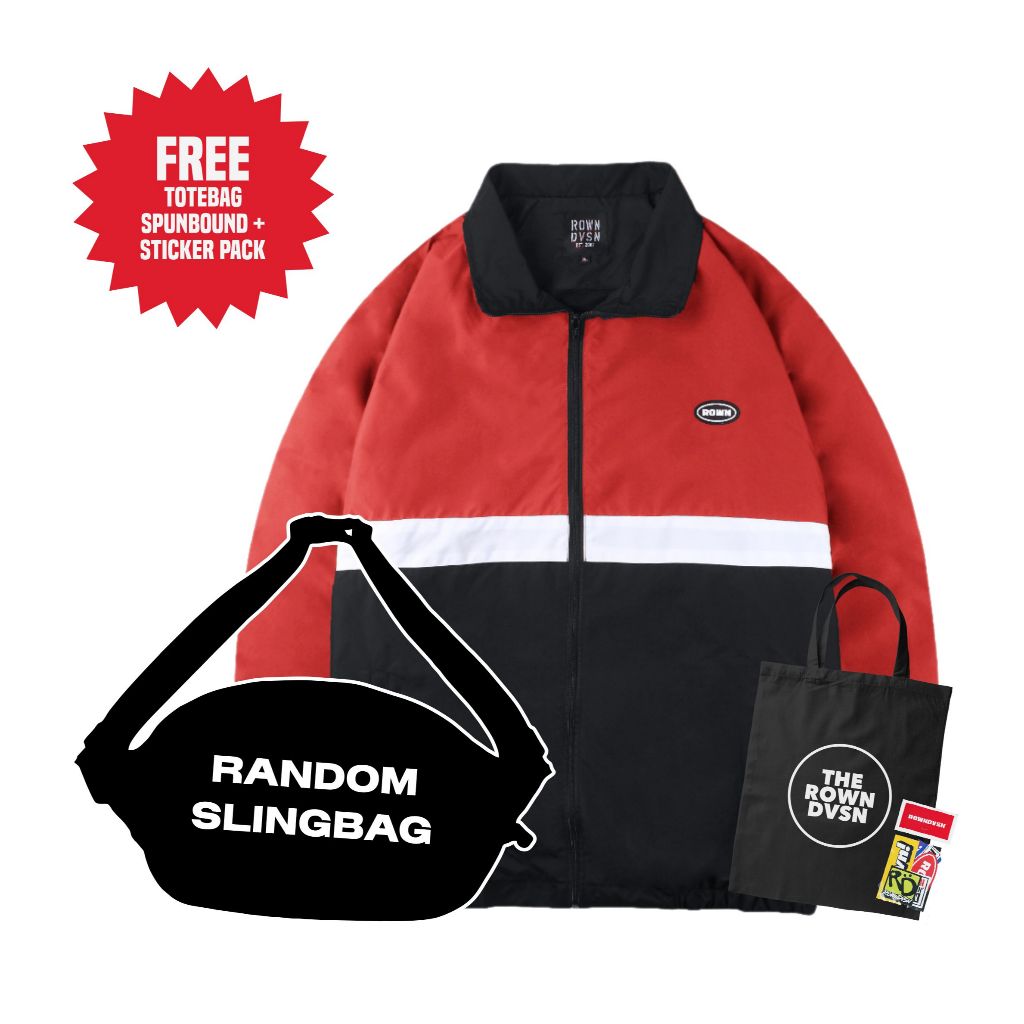 MERAH [FREE Mini Bag + Spunbond Totebag + Sticker Pack] Rown Division ...