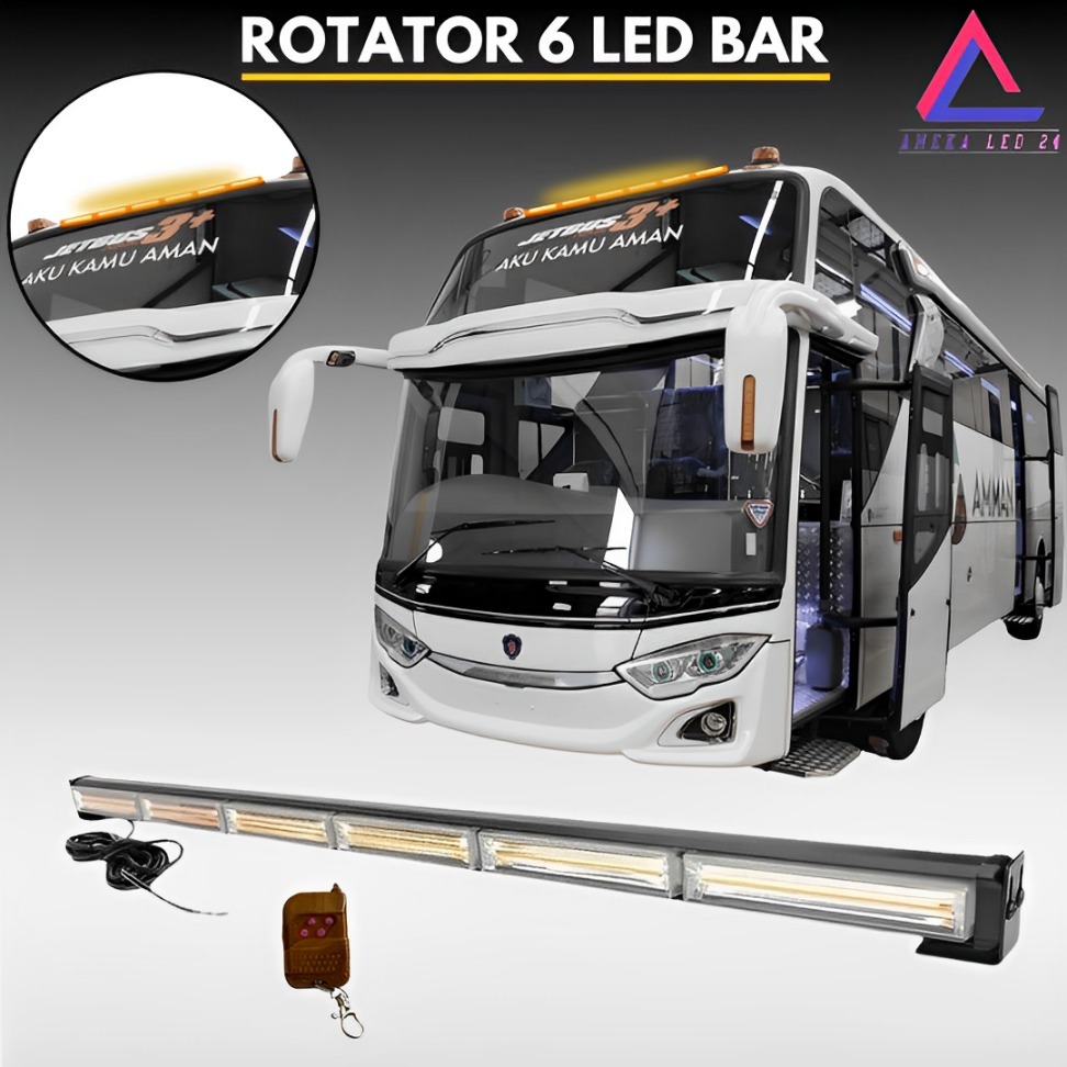 Rotator Light 6 Led Light Bar 4 Led Light Bar for Car Roof Bus Truck 9 ...