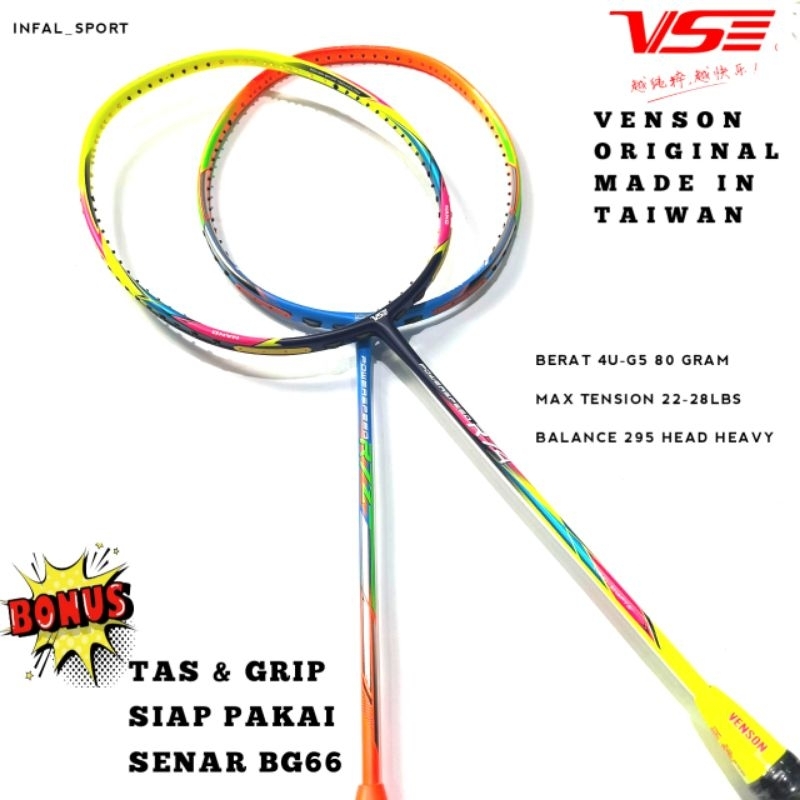 [Original Vse Badminton Racket ready to use | Shopee Singapore