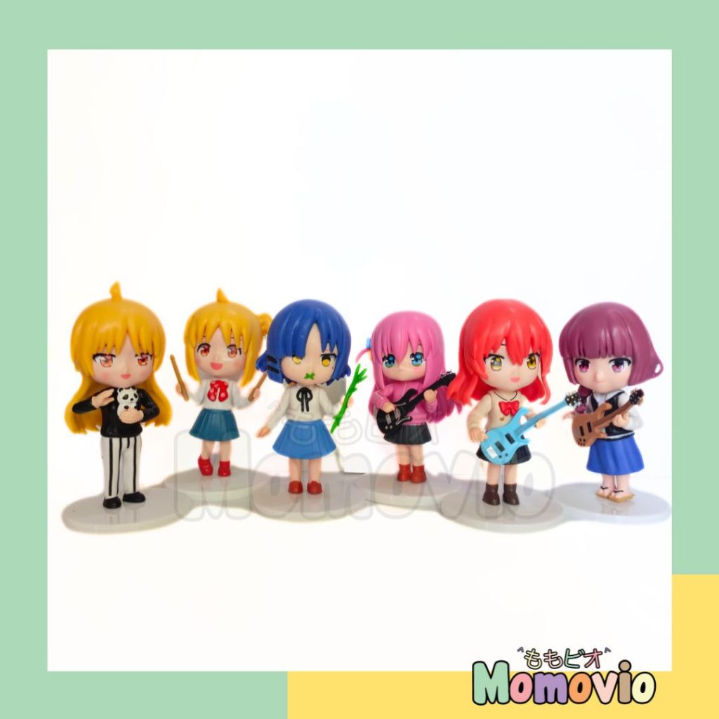 Bocchi The Rock Chibi Action Figure Ryo Yamada Niif Seika Kikuri Ikuyo ...