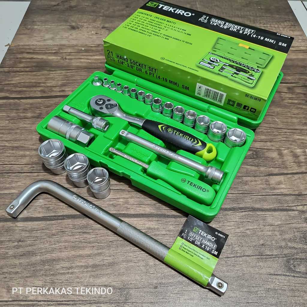 MATA 24 Pcs Shock Sock Wrench Tekiro Toolkit 1 Complete Set + 1/2 Inch ...