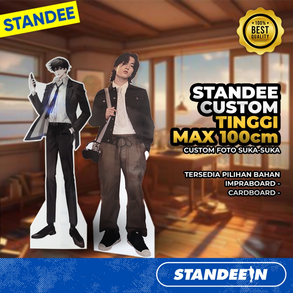 Standee Height 100cm Custom Image | Shopee Singapore