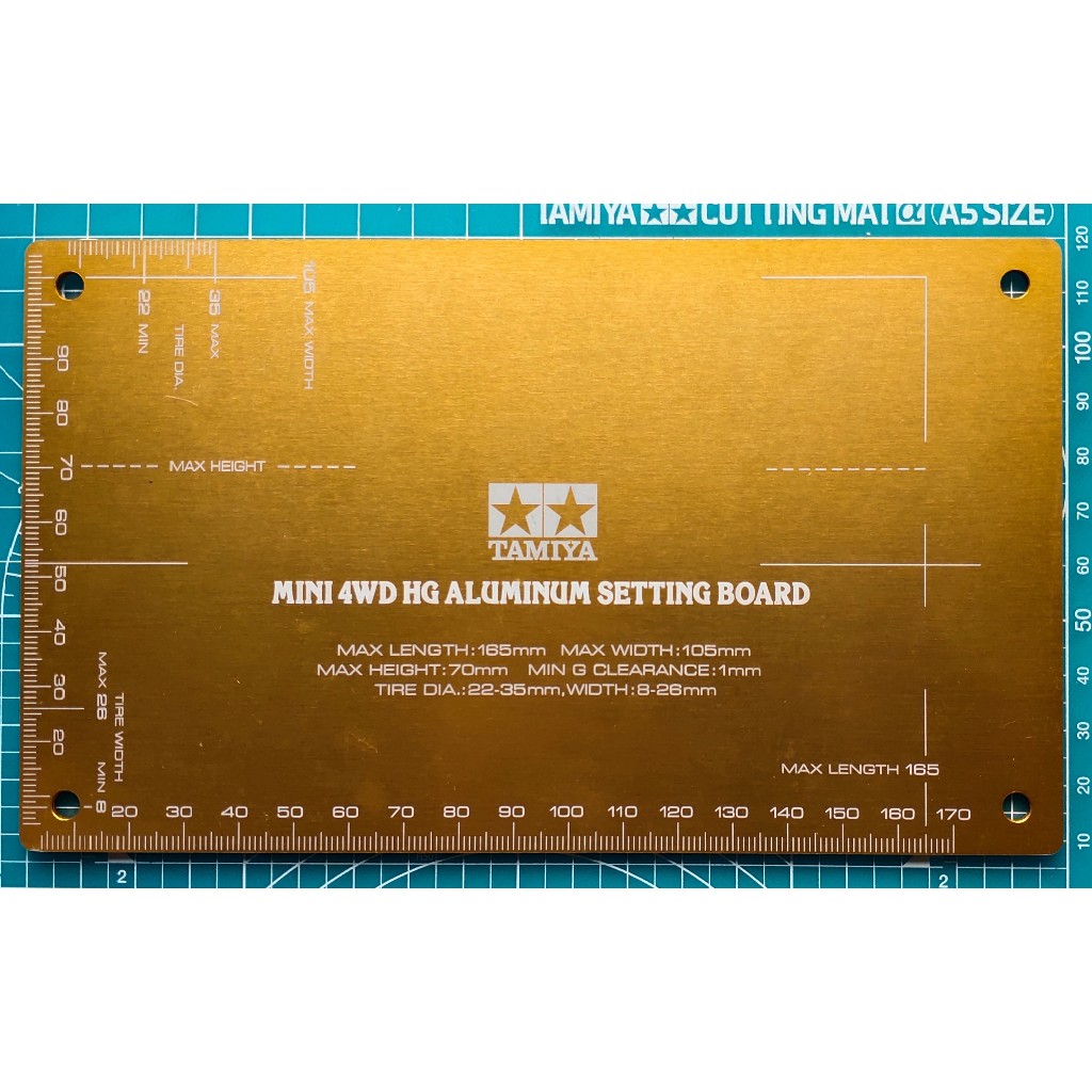 Tamiya 95201 Mini 4WD HG Aluminum Setting Board (Gold) | Shopee Singapore