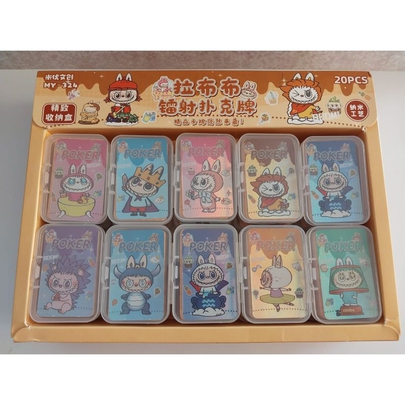 Labubu Poker Cards/Labubu Mini Poker/Labubu children's Poker Cards ...