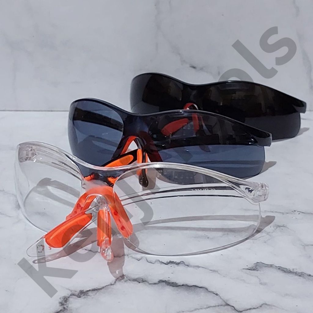 ANSI Z87.1 Safety Glasses Clear Smoke Welding Black Protective Work ...