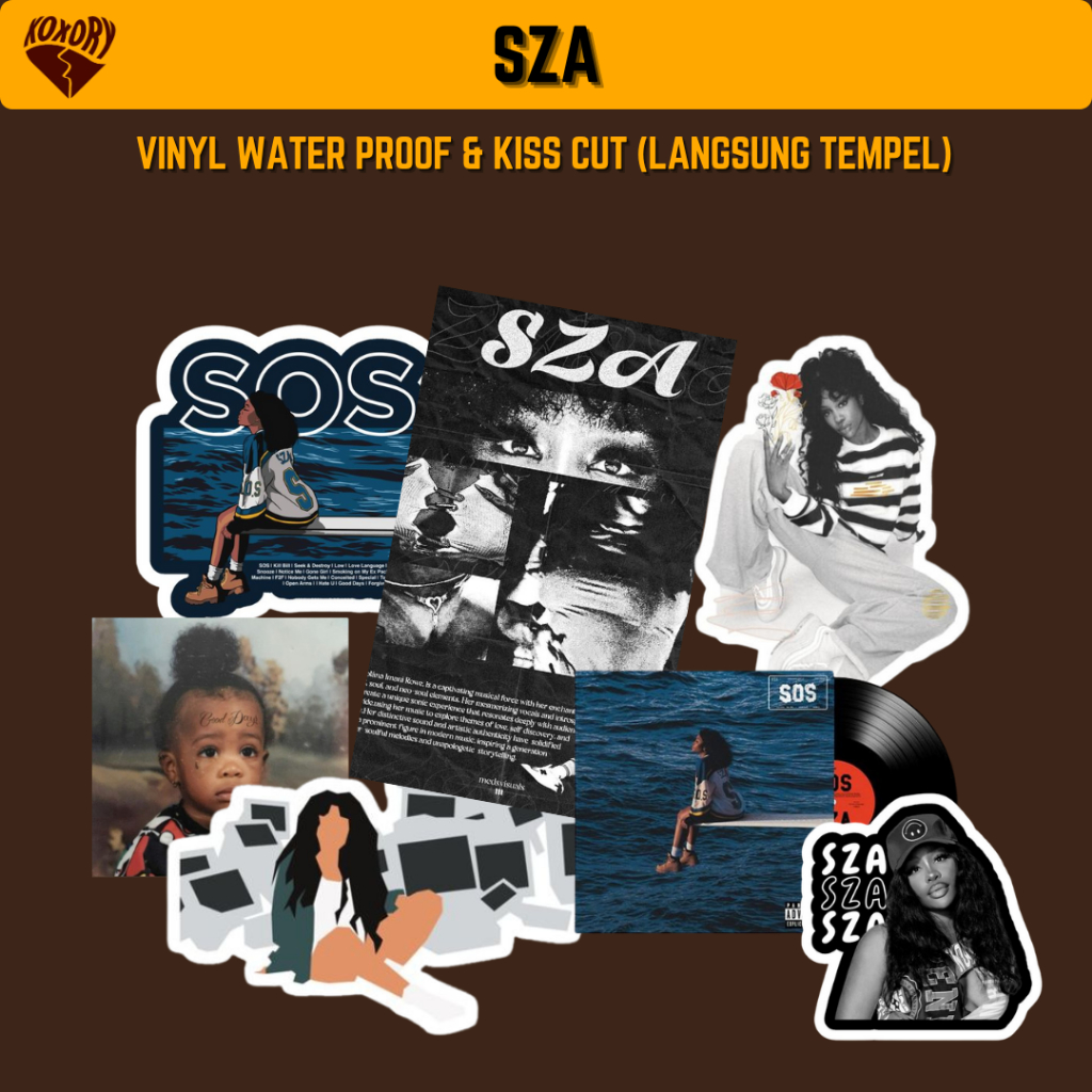 Sza Sticker Pack A6 | Shopee Singapore