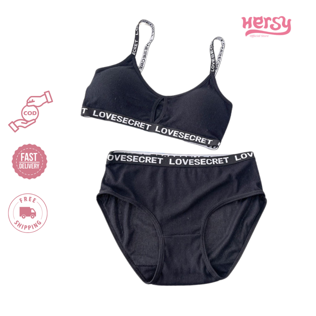 HERSY - Bra Set Bralette Bh Cd Love Secret Women's Underwear Set Bh ...