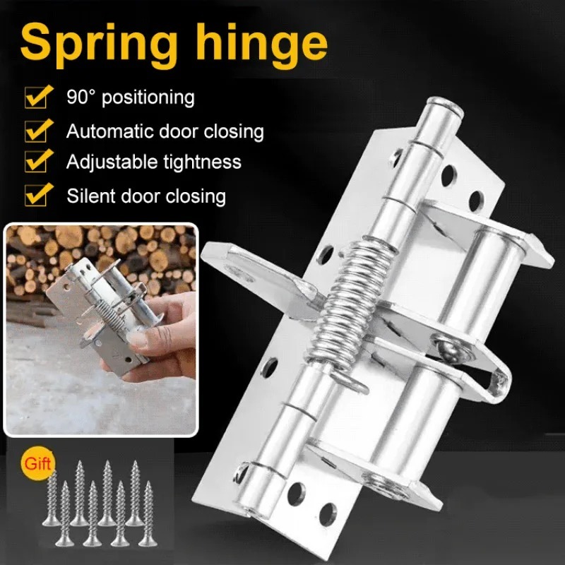 Automatic Door Hinge Close 90 Degree Automatic Closing Spring Hinge ...