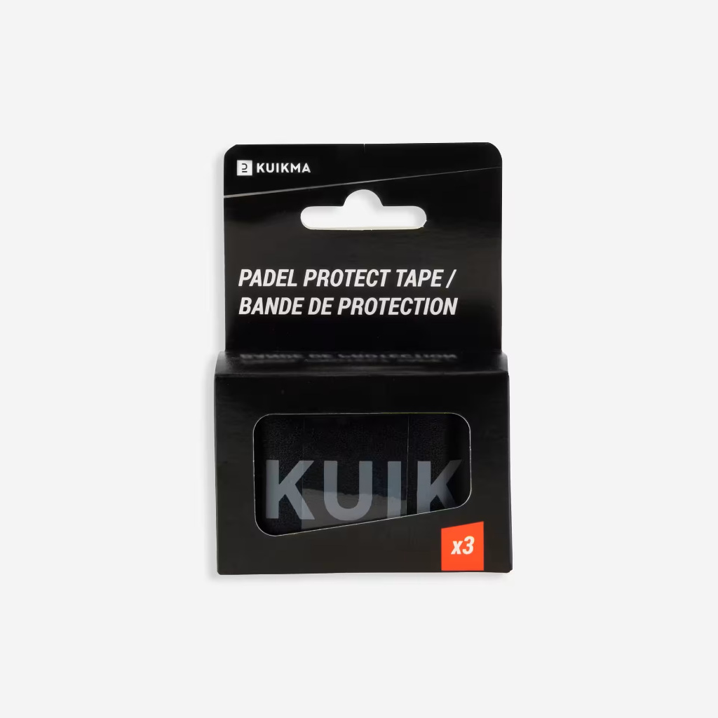 HITAM Kuikma Padel Black Protect Tape Tri-Pack - Black Padel Racket ...
