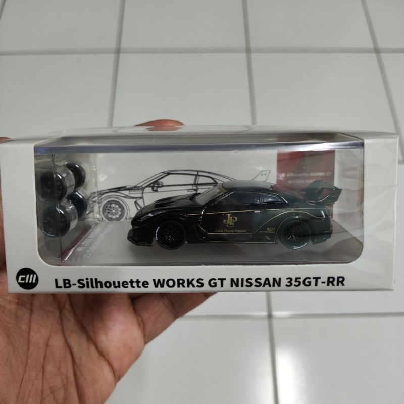 Cm Model 1/64 LBWK Nissan GT-R R35 JPS John Player Special | Shopee ...