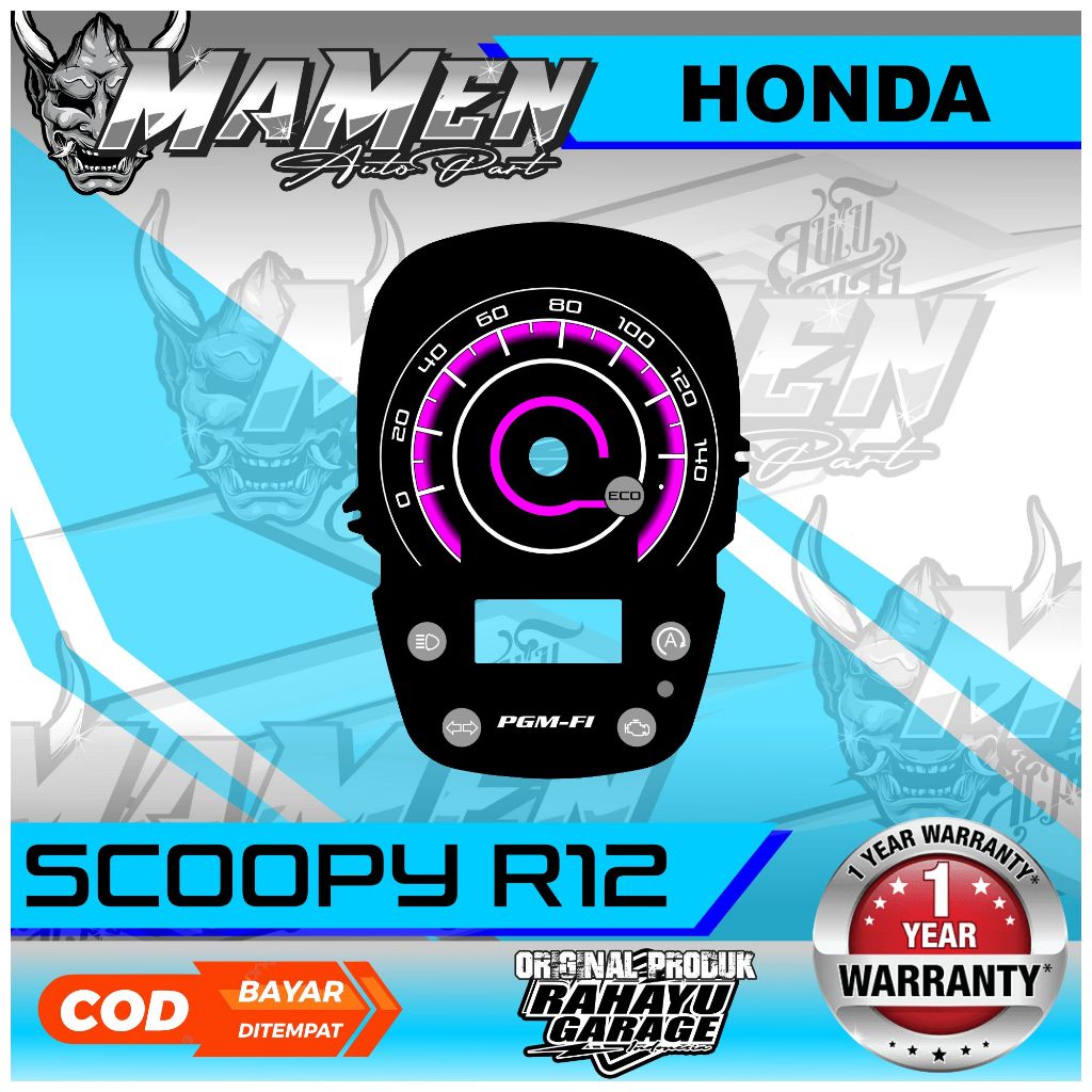 Honda scoopy r12 custom speedometer BOARD | Shopee Singapore