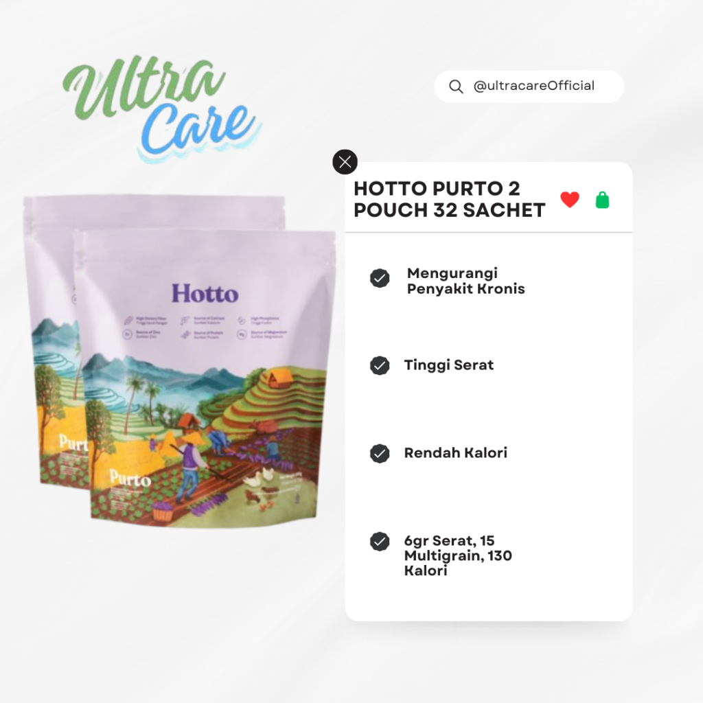 Hotto PURTO MULTIGRAIN WITH PURPLE POTATO 2 POUCH 32 SACHETS | Shopee ...