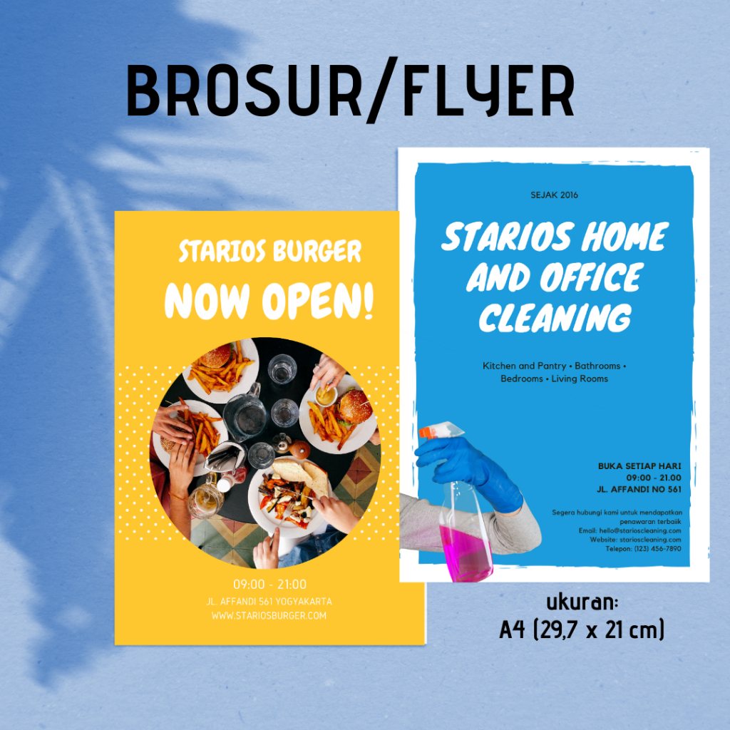 [A4] Print Full Color Flyer Flash Leaflet Brochure Packages Wholesale ...