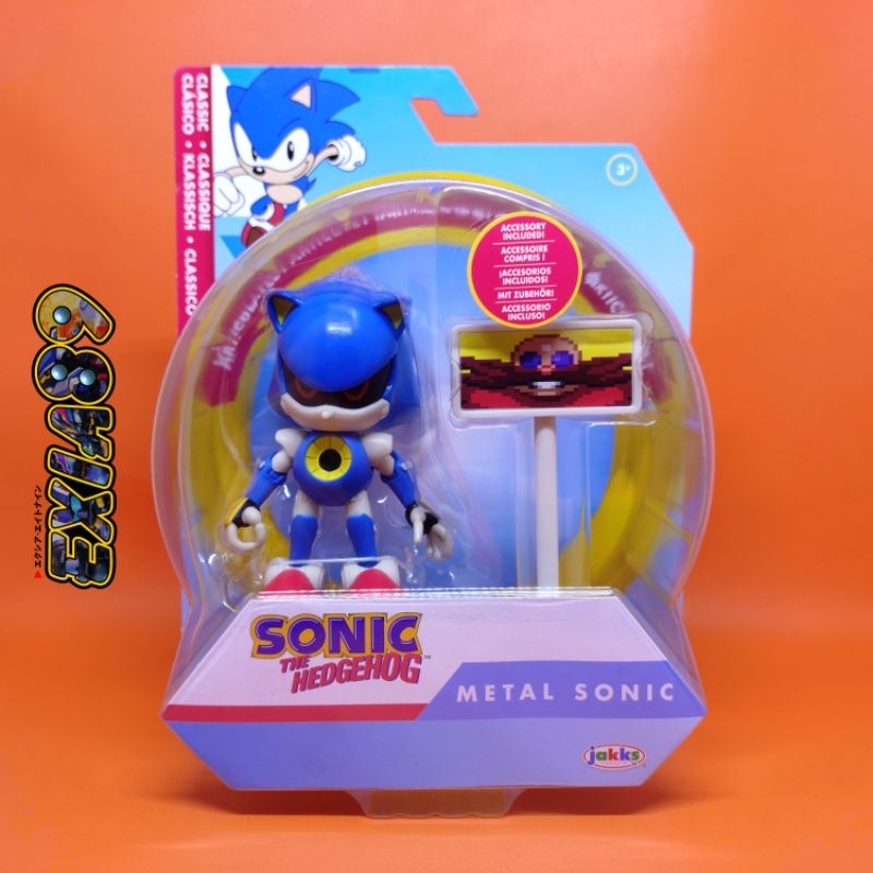 Sonic The Hedgehog 4-Inch Articulated Action Figure - Classic Metal ...