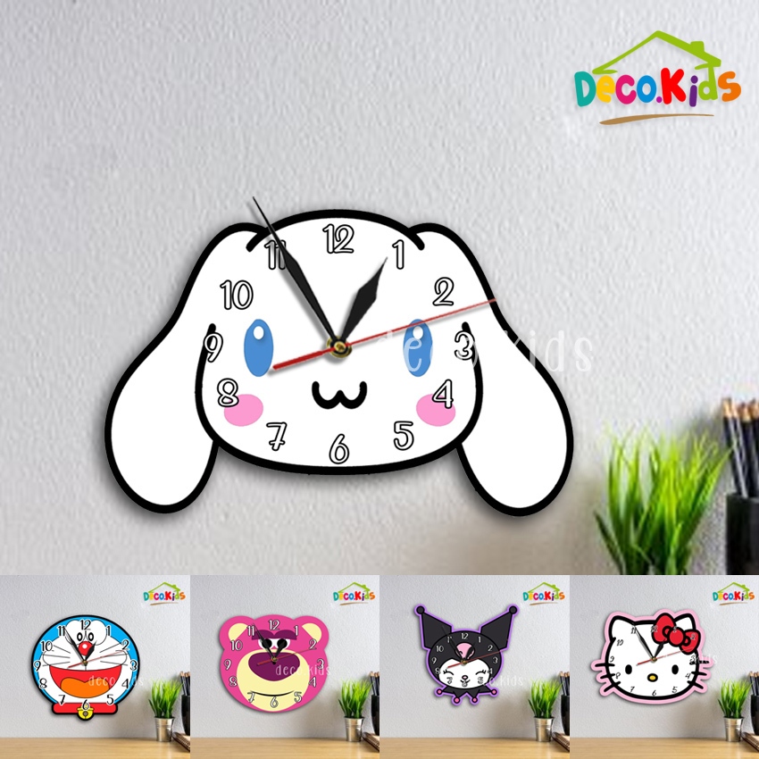 Deco.Kids Hello Kitty Doraemon BT21 Kuromi Cinnamorol Cartoon Character ...