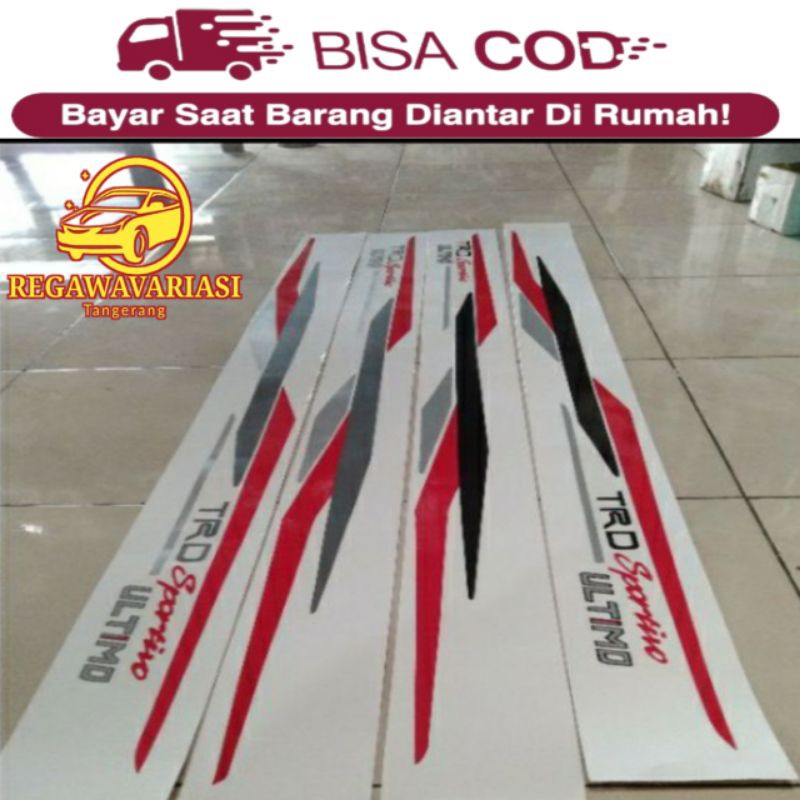 Trd Rush Terios car sticker Universal TRD Ultimo sticker | Shopee Singapore