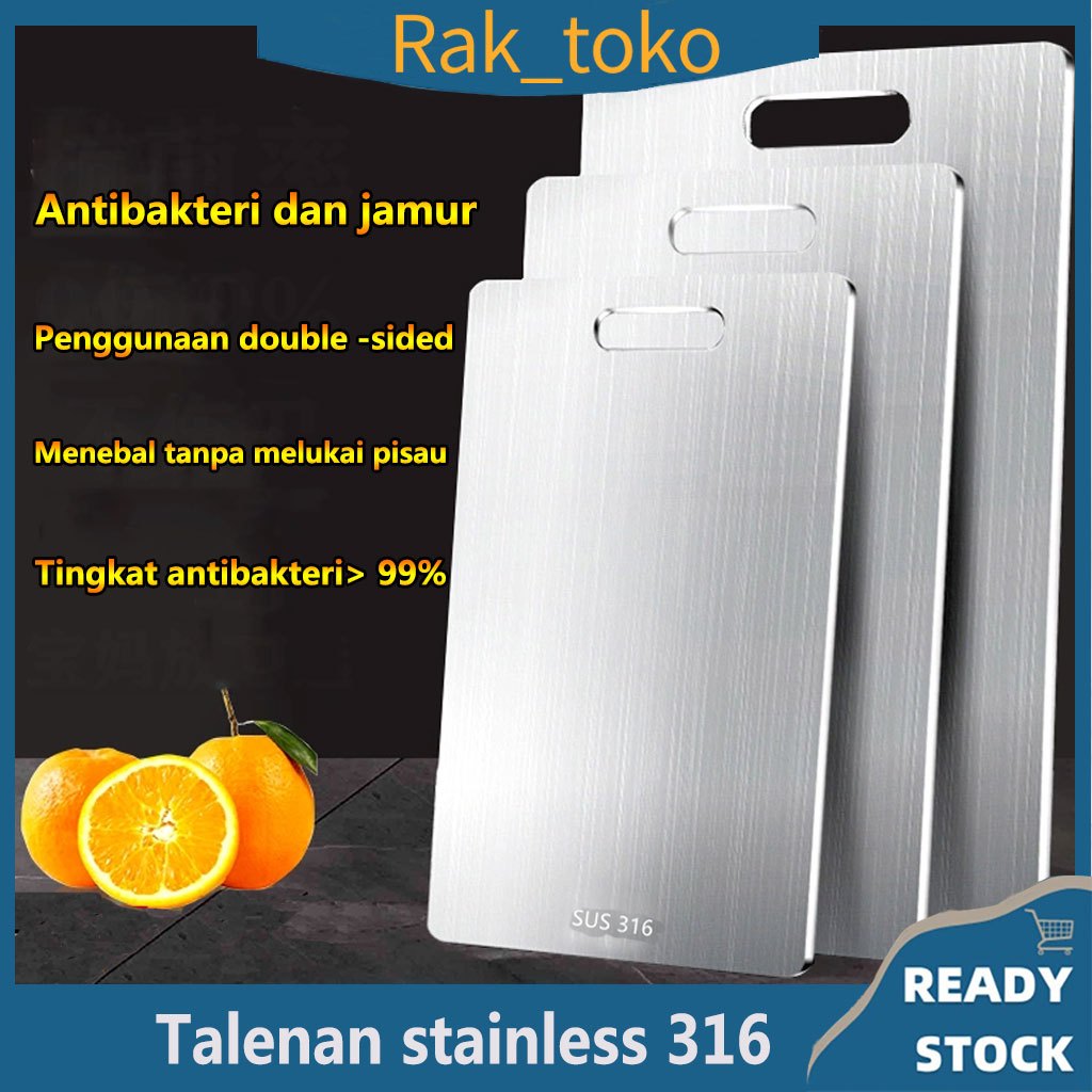 Multifunctional 316 Stainless cutting board 2 Sides Stainless Steel ...